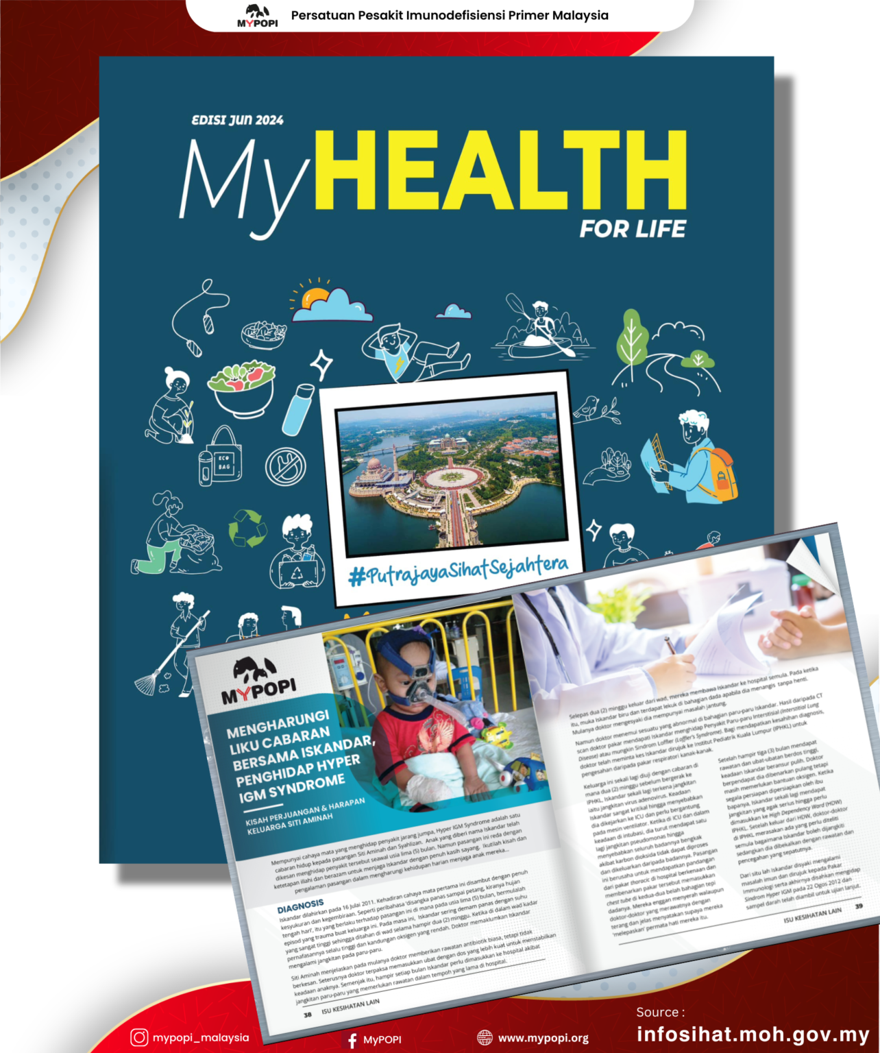E-Majalah 'MyHealth for Life' Edisi Jun 2024 - MYPOPI